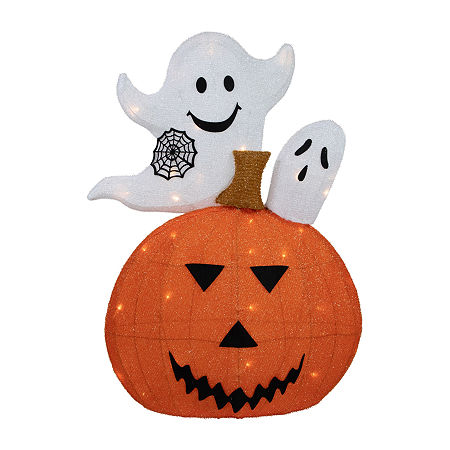 Click here for Northlight 27.5in Led Jack-O-Lantern And Ghosts Ha... prices