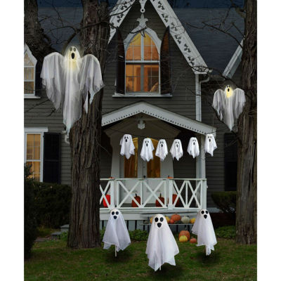 Northlight Ghost Family Porch Display Set Halloween Yard Art, Color ...