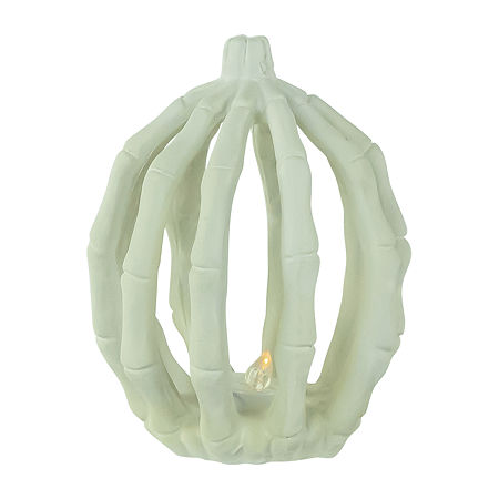 Click here for Northlight 6.25in Led Skeleton Pumpkin Halloween T... prices