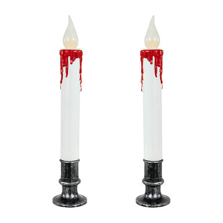 Click here for Northlight 9in Led White And Red Candles 2-pc. Lig... prices