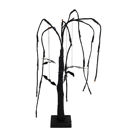Click here for Northlight 24in Led Black Glittered Willow Artific... prices