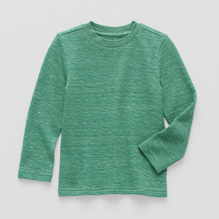 Click here for Okie Dokie Textured Knit Toddler & Little Boys Cre... prices