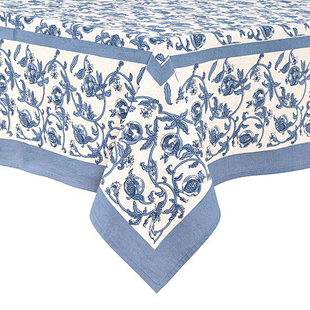 Click here for Couleur Nature Granada Tablecloth  One Size  Blue prices