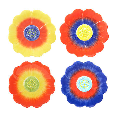 Click here for Certified International Poppy 4-pc. Earthenware De... prices