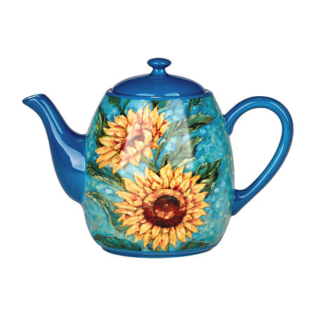 Certified International Golden Sunflowers Teapot - Miscellaneous