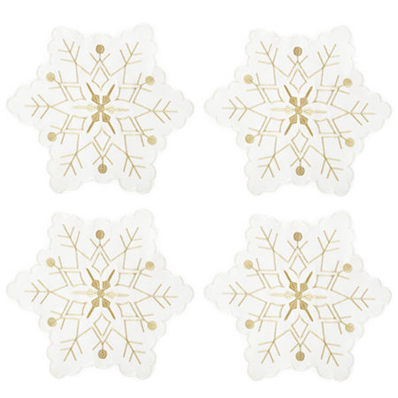 Click here for Homewear Snowflake Cutwork Placemat  One Size  Whi... prices