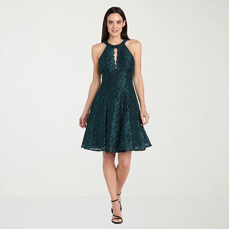 Click here for R & M Richards Womens Sleeveless Fit + Flare Dress... prices