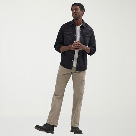 Click here for Wrangler Mens Relaxed Fit Cargo Pant  36 30  Beige prices