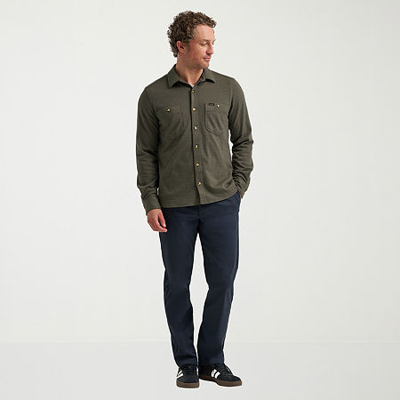Click here for Lee Brushed Knit Mens Long Sleeve Regular Fit Butt... prices