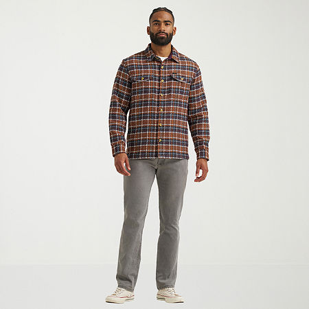 Click here for Lee Mens Regular Fit Long Sleeve Plaid Button-Down... prices