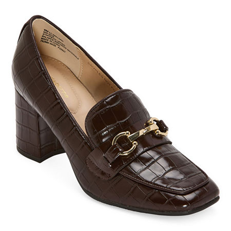 Click here for Liz Claiborne Mallard Womens Square Loafers  7 Wid... prices