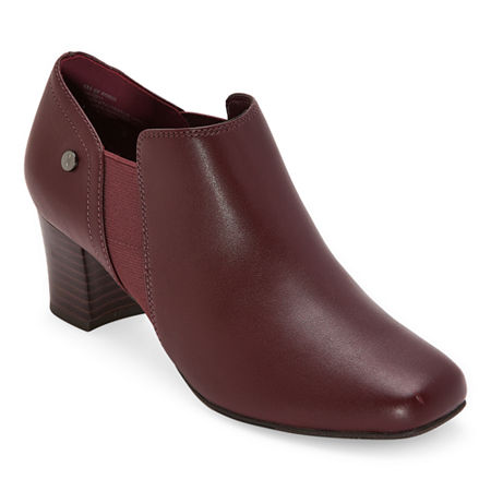 Click here for east 5th Womens Rossi Stacked Heel Booties  8 Medi... prices