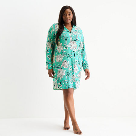 Click here for Liz Claiborne Womens Long Sleeve Plus Nightshirt... prices