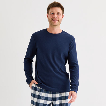 Click here for St. Johns Bay Ribbed Mens Crew Neck Long Sleeve Pa... prices