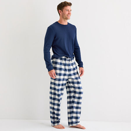 Click here for St. Johns Bay Mens Crew Neck Long Sleeve Pajama To... prices