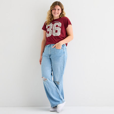 Click here for Arizona-Juniors Plus Womens High Rise Bootcut Jean... prices