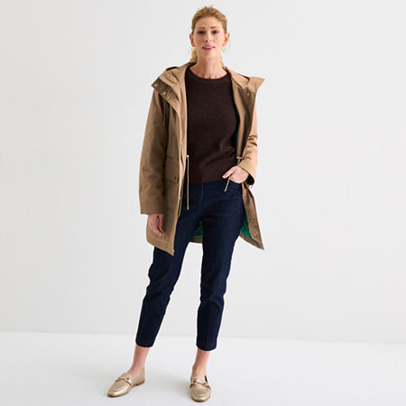 Click here for Liz Claiborne Womens Midweight Anorak  Small  Beig... prices