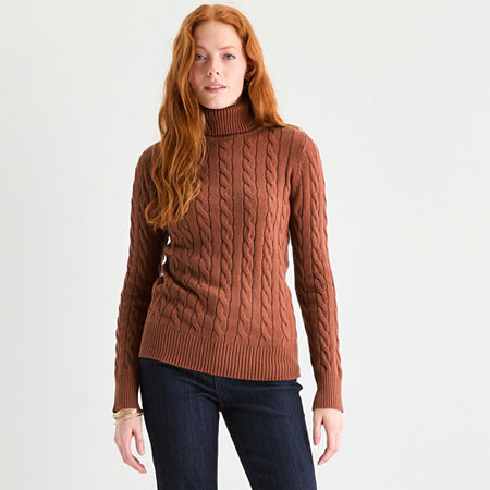 Click here for St. Johns Bay Tall Womens Turtleneck Long Sleeve P... prices