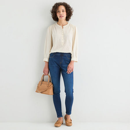 Click here for St. Johns Bay - Tall Womens High Rise Jegging Jean... prices