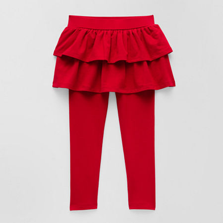 Click here for Okie Dokie Girls Knit Full Length Leggings  6  Red prices