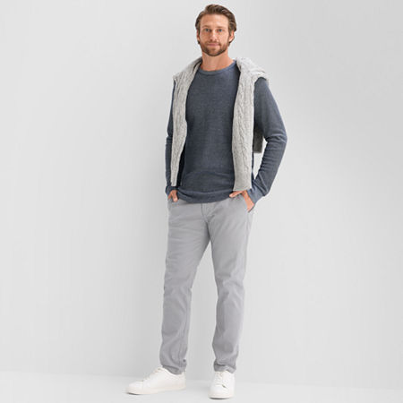 Click here for St. Johns Bay Waffle Mens Crew Neck Long Sleeve Cl... prices