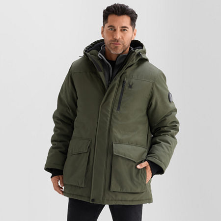 Click here for Spyder Mens Hooded Heavyweight Parka  X-large  Gre... prices