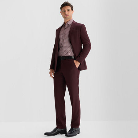Click here for J. Ferrar Twill Mens Slim Fit Flat Front Suit Pant... prices