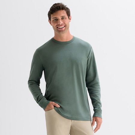 Click here for Stylus Mens Crew Neck Long Sleeve T-Shirt  Large... prices