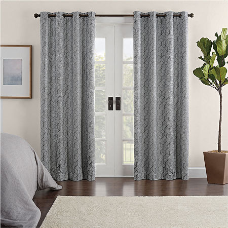 Click here for Eclipse Ambiance Geo Draft Stopper Grommet Top Ene... prices