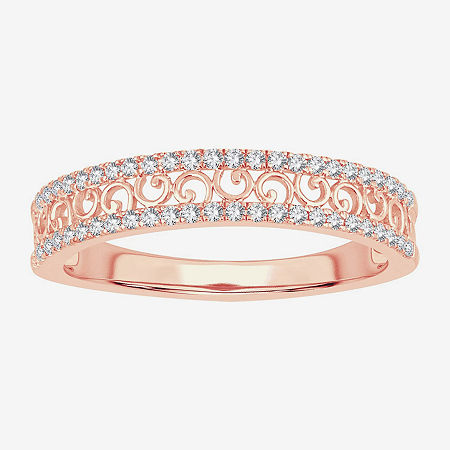 Click here for Womens 1/5 CT. Natural White Diamond 10K Rose Gold... prices