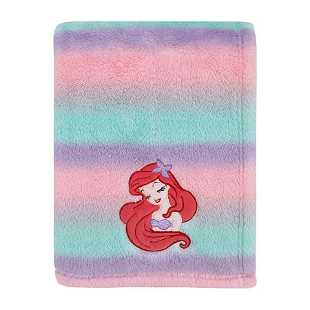 Click here for Disney Collection Ariel Baby Blanket  One Size  Bl... prices