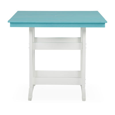 Signature Design by Ashley Eisely Patio Dining Table, Color: Blue ...