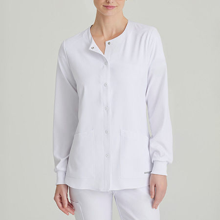 Click here for Skechers Sk401 Stability 2-Pocket Crewneck Snap-Fr... prices