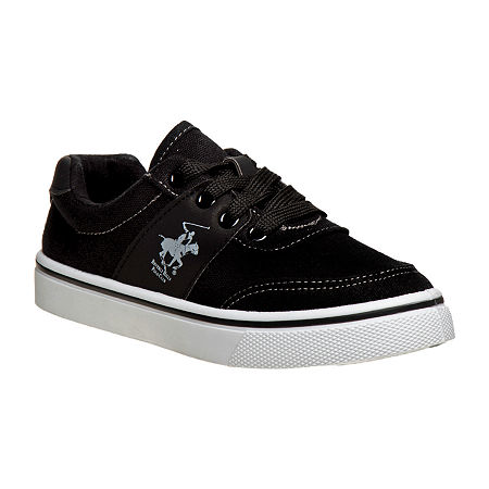 Beverly Hills Polo Club Little Boys Canvas Sneakers - Black