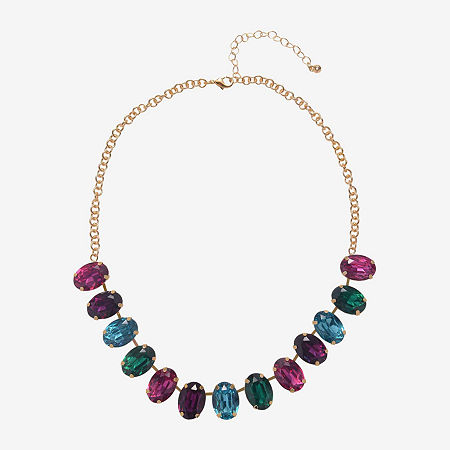 Click here for Mixit Gold Tone Womens 16 Inch Statement Necklace... prices