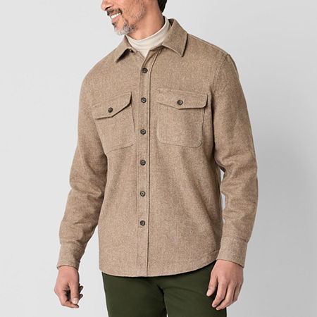 Click here for St. Johns Bay Twill Mens Midweight Shirt Jacket  X... prices