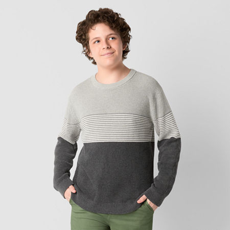Click here for Thereabouts Little & Big Kid Boys Crew Neck Long S... prices