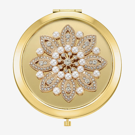 Click here for Monet Jewelry Gold Tone Gold Tone Compact Mirror... prices
