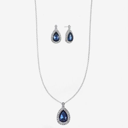 Click here for Monet Jewelry Pendant Necklace And Drop Earring Wo... prices