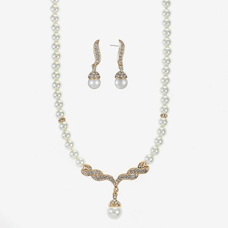 Click here for Monet Jewelry Y Necklace And Drop Earring Womens S... prices