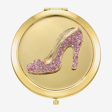 Click here for Monet Jewelry Gold Tone Pink Heel Gold Tone Compac... prices