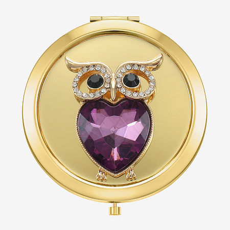 Click here for Monet Jewelry Owl Gold Tone Compact Mirror  One Si... prices