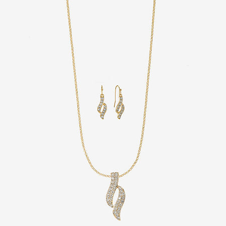 Click here for Monet Jewelry Twist Pendant Necklace And Drop Earr... prices