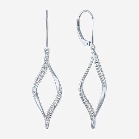 Click here for 1/10 CT. T.W. Natural White Diamond Twisted Earrin... prices