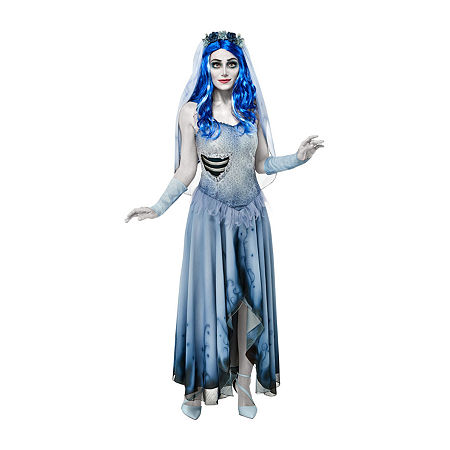 Click here for Womens The Corpse Bride : Emily Deluxe 4-pc. Costu... prices