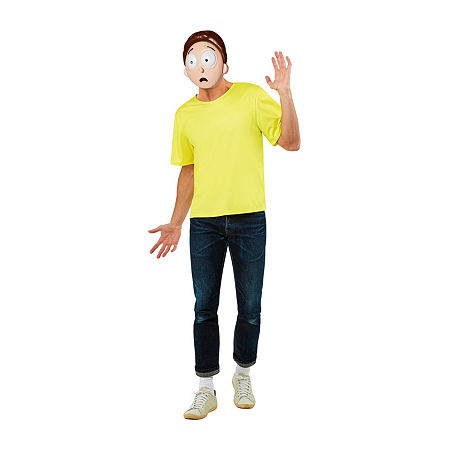Click here for Mens Rick and Morty 2-pc. Costume  Large  Yellow prices