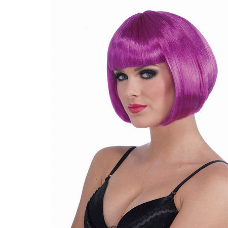 Click here for Womens Party Wig Costume Accessory  One Size  Purp... prices