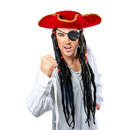 Click here for Mens Rum Pirate Hat Costume Accessory  One Size  R... prices