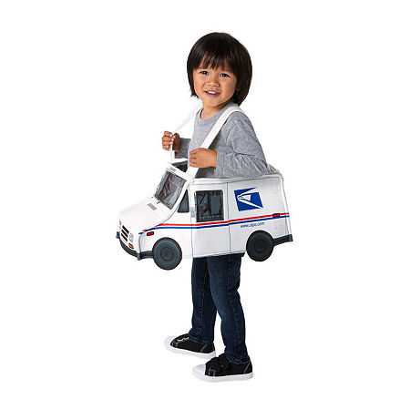 Click here for Toddler Unisex Usps Postal Truck Costume  4t  Whit... prices