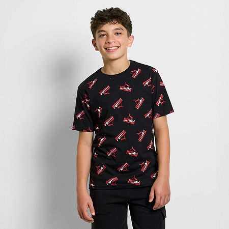 Click here for PUMA Big Kid Boys Crew Neck Short Sleeve Graphic T... prices
